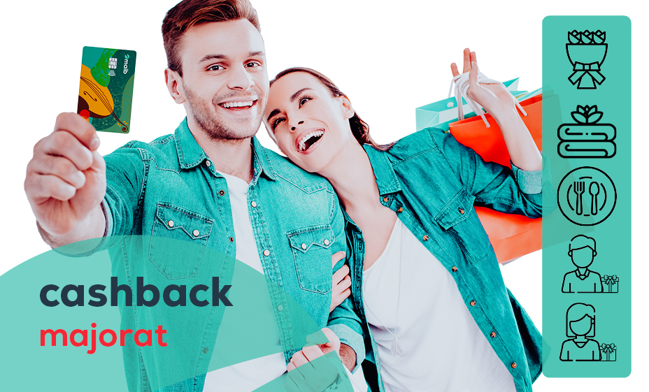 Cardurile gama aduc dragoste, oferind cashback majorat! | maib