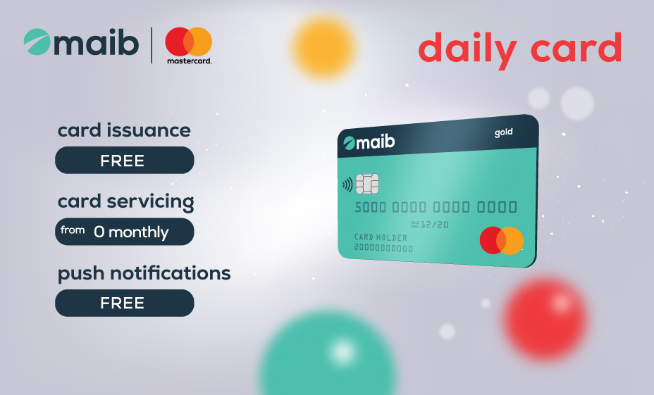 Daily card - the new maib card for daily payments | maib
