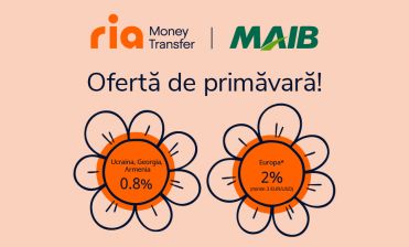 Prinde oferta de primăvară de la Ria Money Transfer şi Moldova Agroindbank | maib