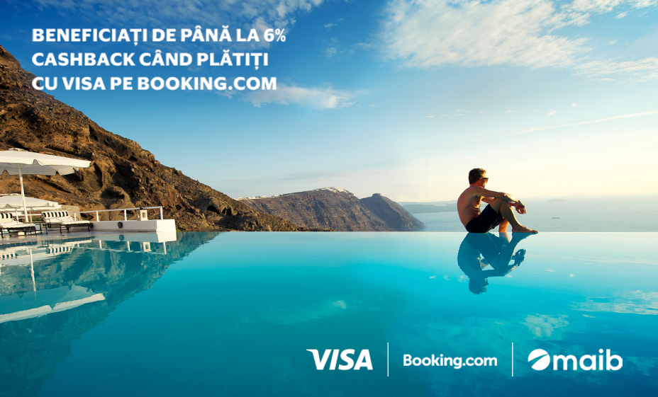 Rezervă-ți cazarea prin Booking.com și ai cashback până la 6% pentru ...