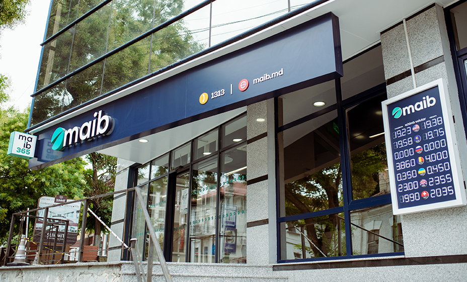 The maib “Tighina” Branch, in the heart of Chisinau, aligns with the renewed brand identity | maib