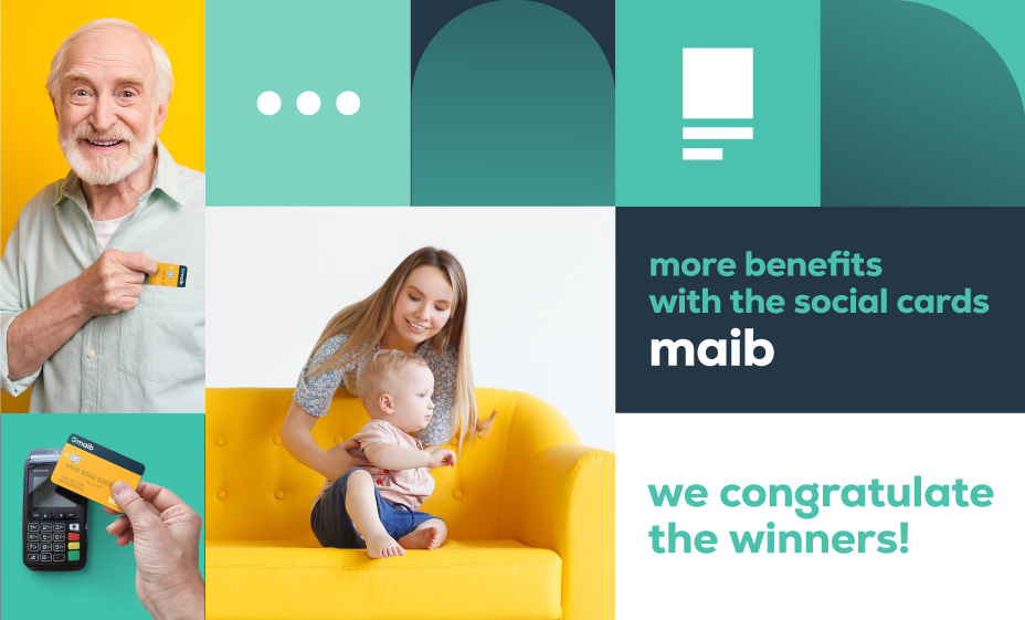 100 social payments beneficiaries won a prize of 500 MDL each from maib ...