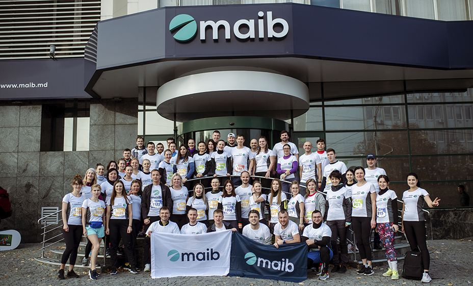 Maib - the largest corporate banking team at Chisinau Big Hearts Marathon 2022 | maib