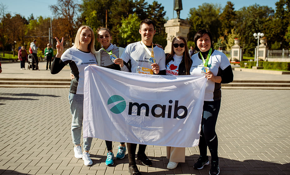 Maib - the largest corporate banking team at Chisinau Big Hearts Marathon 2022 | maib