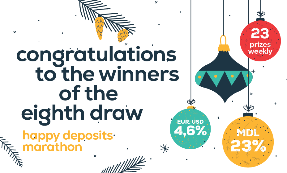 We congratulate the winners of the eight draw of the “Happy Deposits ...