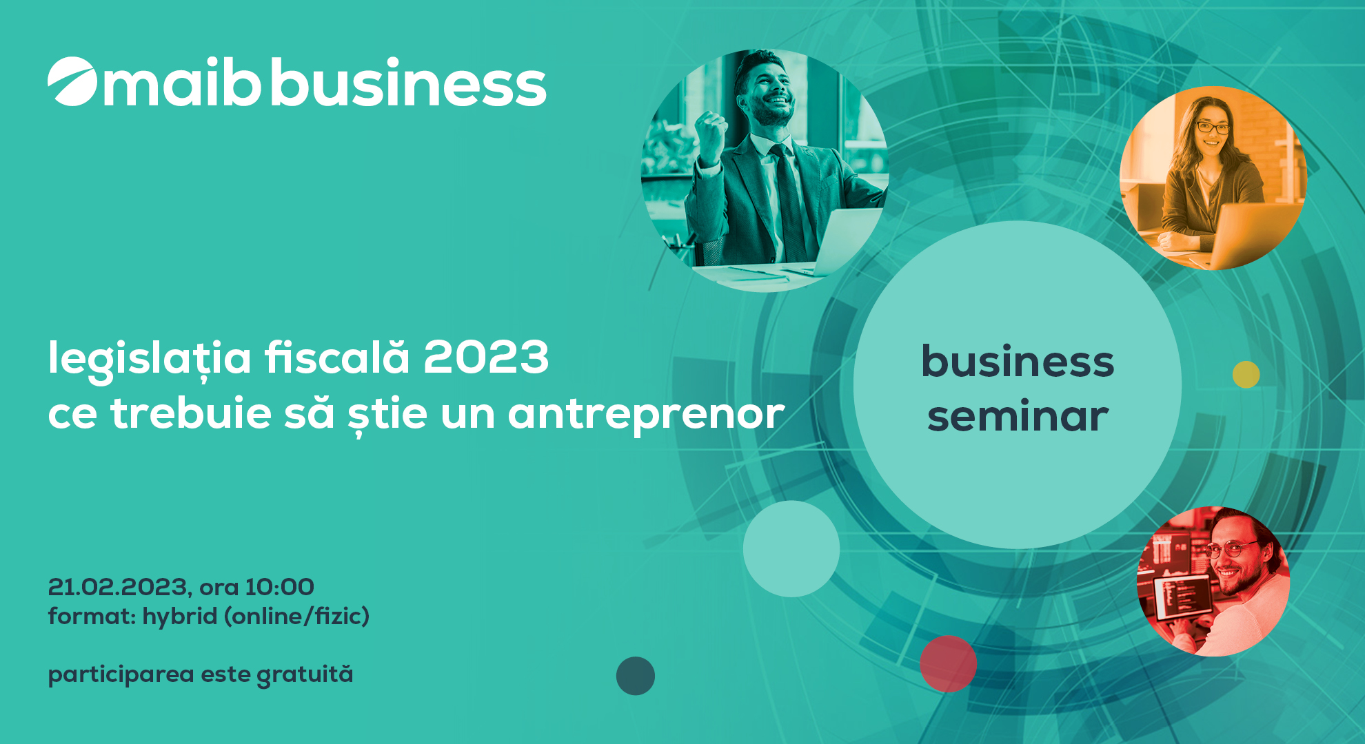 Maib invites the business environment to the seminar “2023 tax ...
