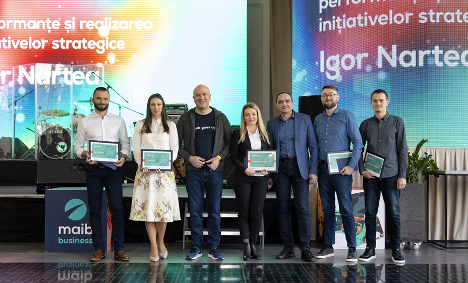 Maib a reunit performerii anului 2022 din liniile de afaceri Retail, Business Banking și ...