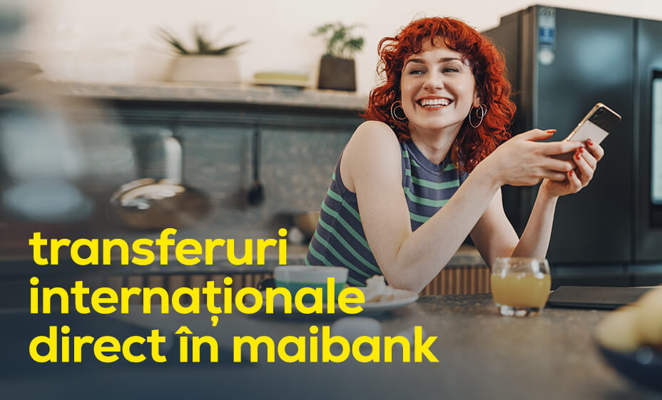 Primește transferuri internaționale direct pe card prin aplicația maibank | maib