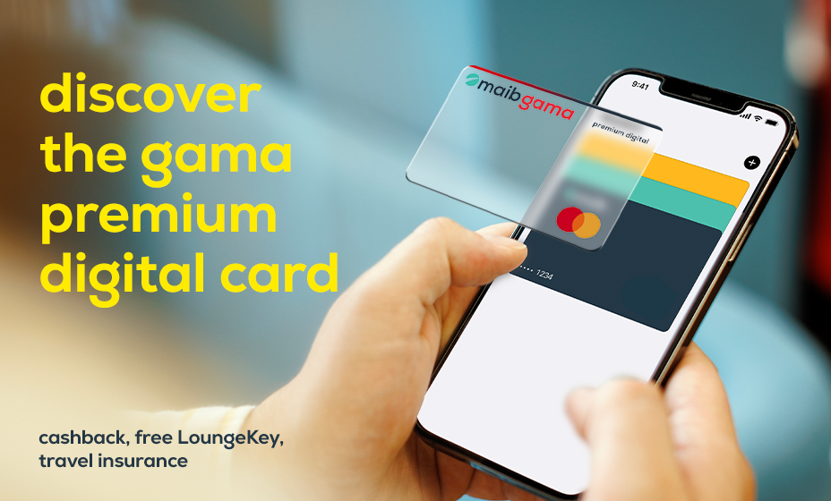 The new gama premium digital - the perfect digital card with generous cashback and premium ...
