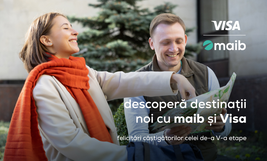 Maib anunță câștigătorii celei de-a V-a etape a promoției „Descoperă destinații noi cu maib și ...