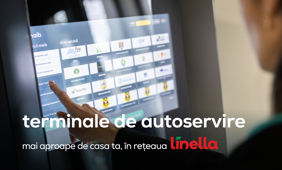 Mai aproape de casa ta. Terminale de autoservire maib în rețeaua ...