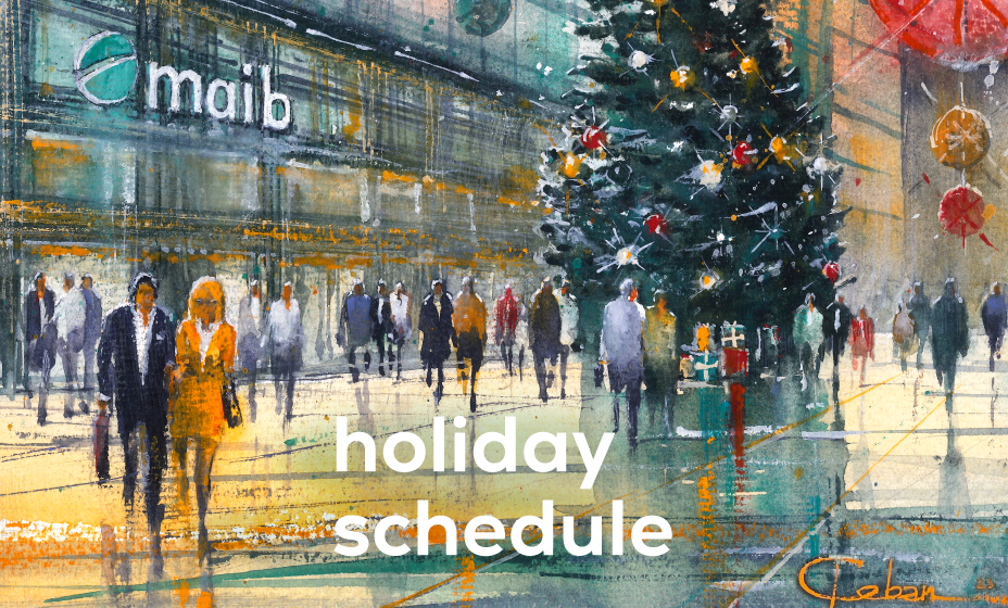 Maib program between December 29, 2023 and January 1, 2024 | maib