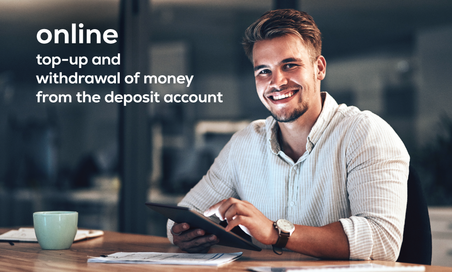 Now also online: top up and withdraw money from your business deposit ...