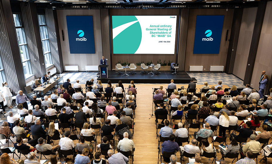 Rezultatele Adunării generale ordinare a acționarilor maib, 2024 | maib
