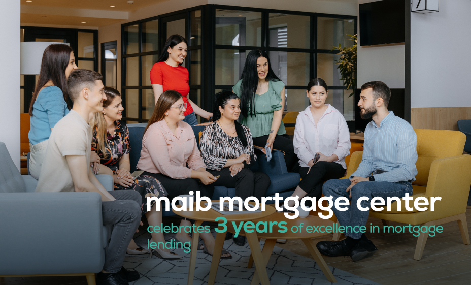 We are celebrating 3 years of success at the maib Mortgage Center | maib