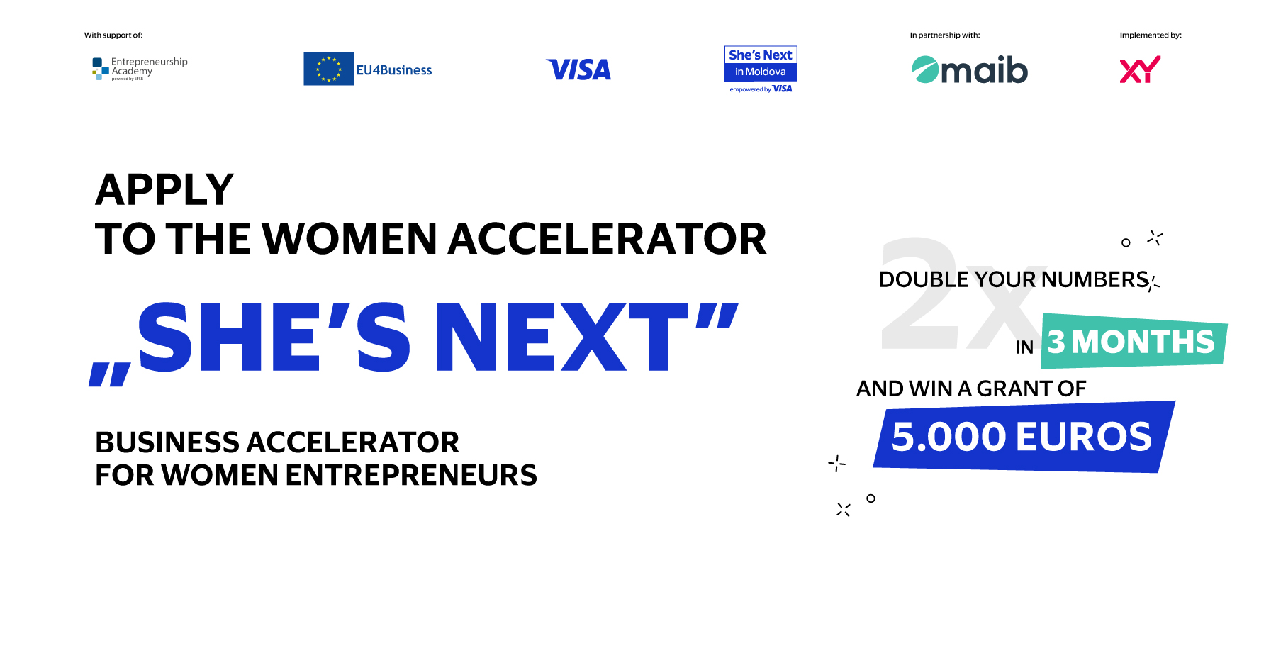 The Woman Accelerator “She's Next”: An Opportunity for Moldova’s Female ...