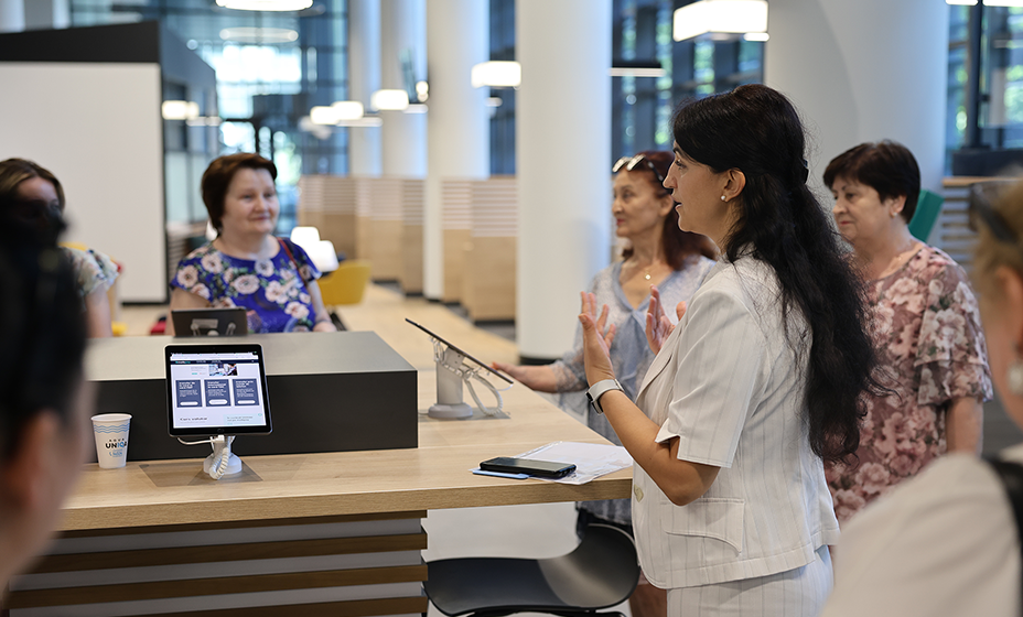 A group of adults have been introduced to digital banking by ...