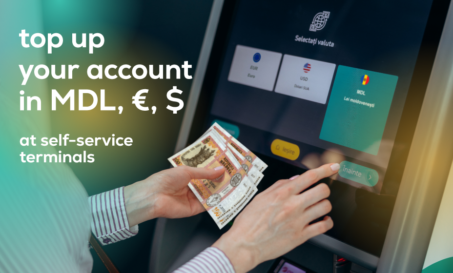 Top up your account and pay your maib loan at self-service terminals ...