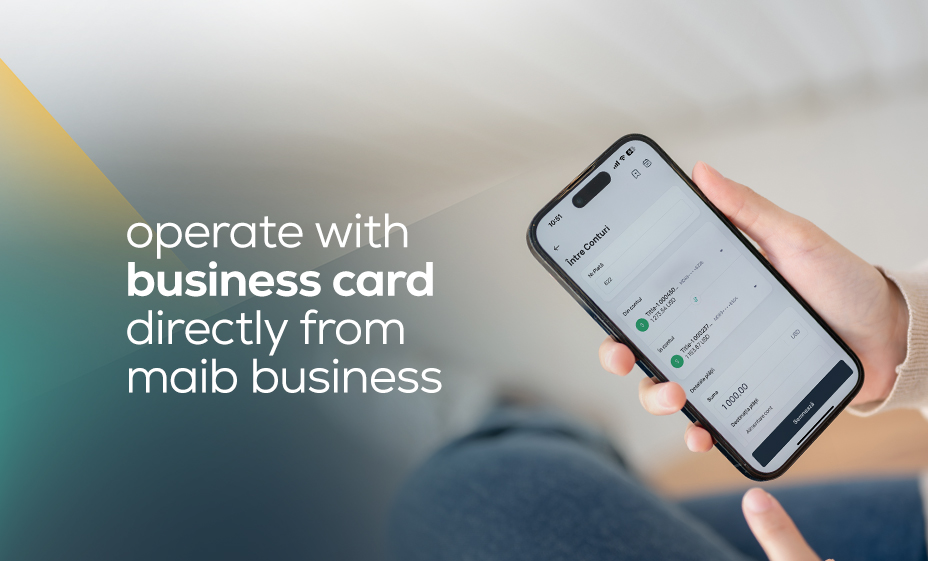 Long-awaited functionality available in new business internet banking - maib business | maib