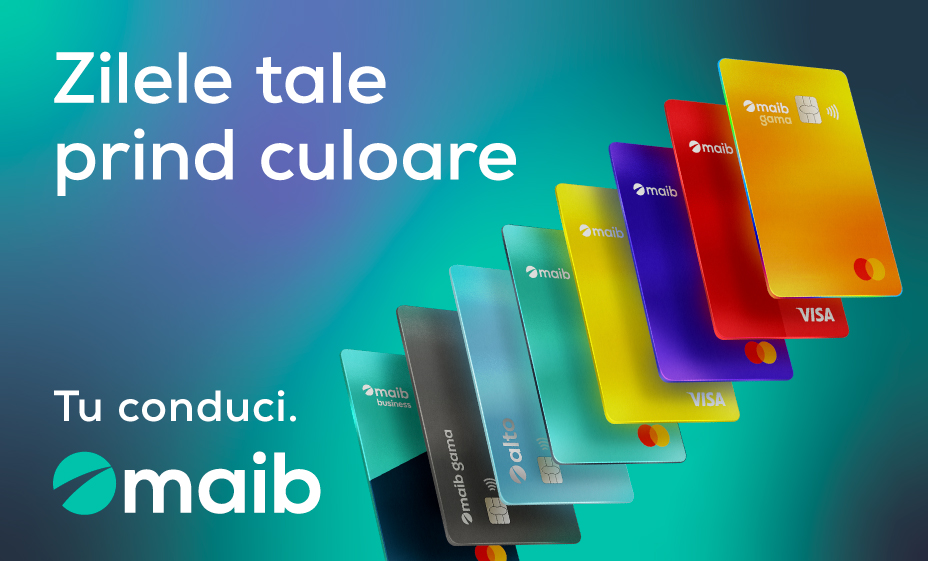 Zilele tale prind culoare – noul design al cardurilor maib adaptate ...