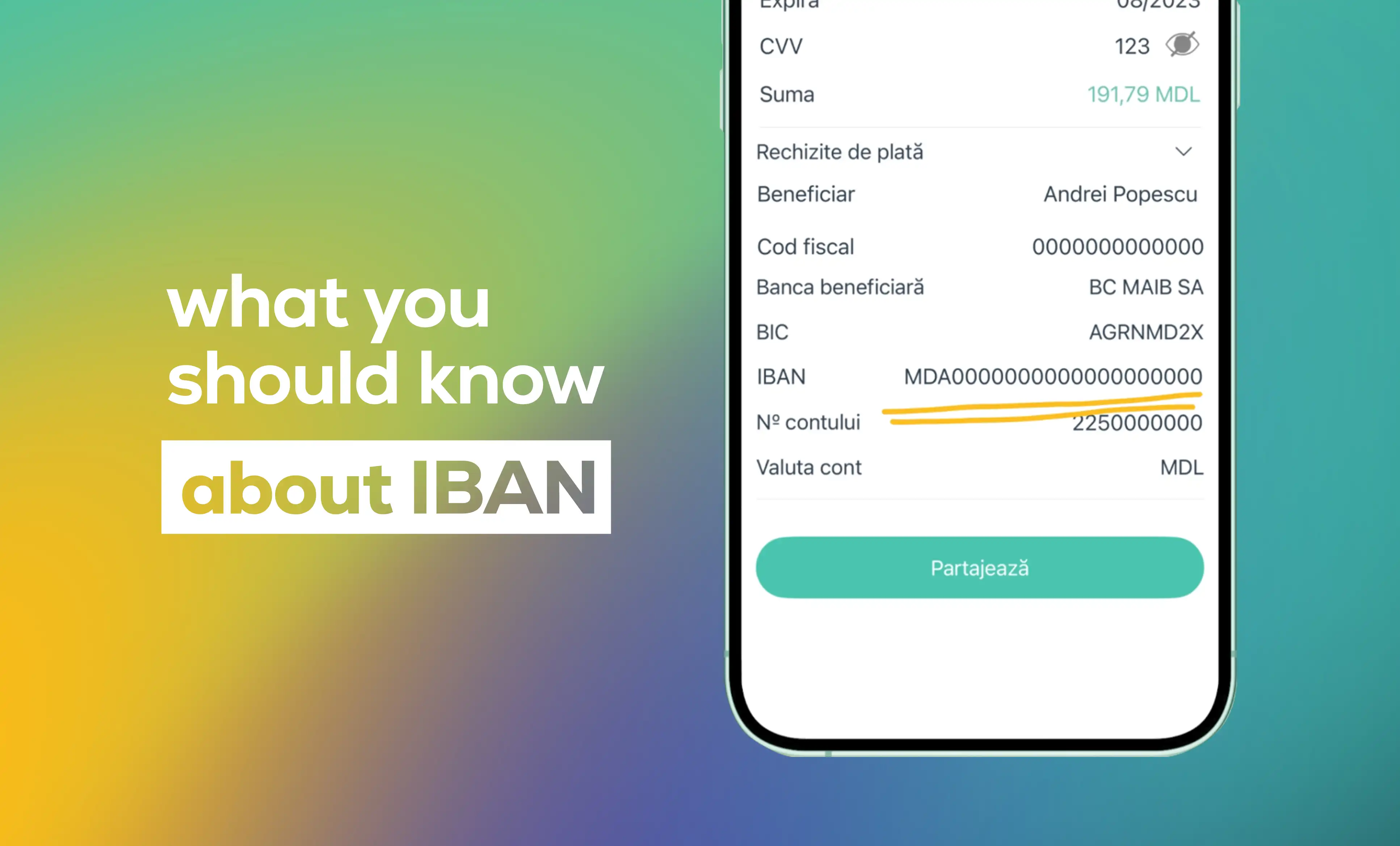 Everything you need to know about the IBAN code and its importance for energy compensation | maib