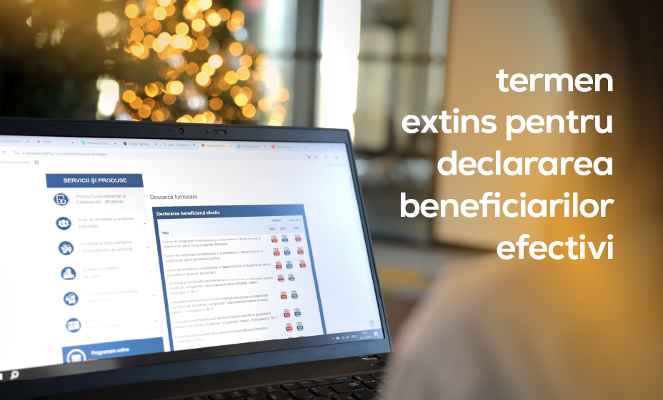 Termen extins până la 31 decembrie 2025 pentru declararea beneficiarilor efectivi | maib