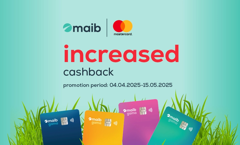 Happy Easter with maib and Mastercard: increased cashback for truly ...
