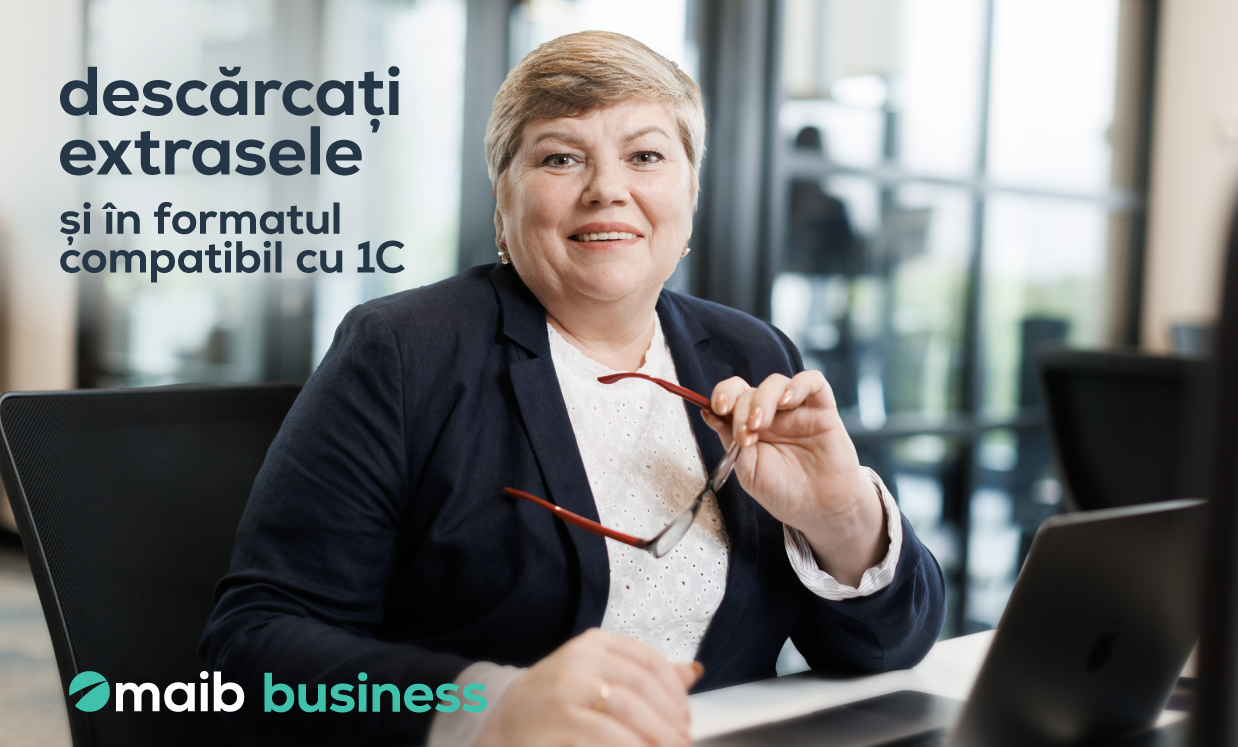 Nou în maib business – Generarea extraselor în 7 formate | maib