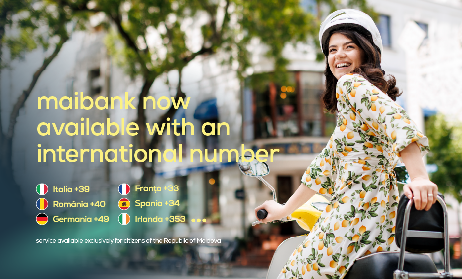 Full access to maibank from abroad — with an international phone number | maib