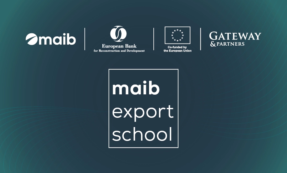 Maib și BERD lansează „maib export school” pentru antreprenorii din Republica Moldova | maib
