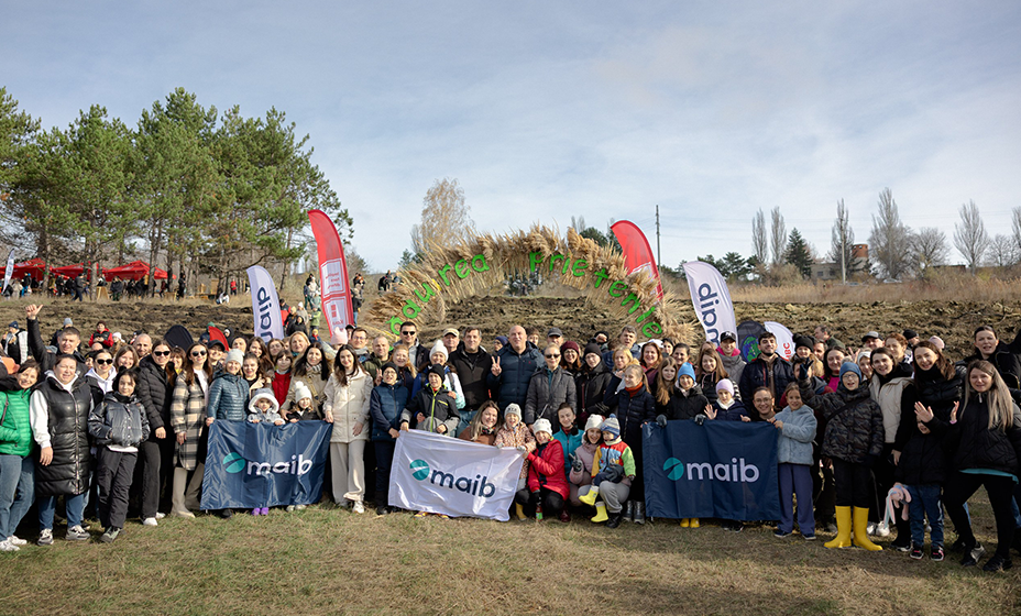 The second Friendship Forest takes root with the help of maib employees ...