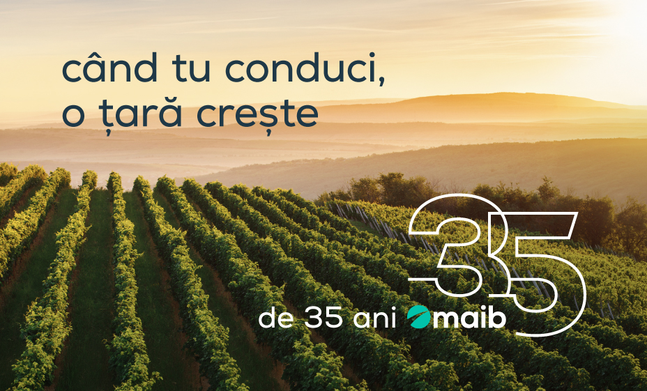 Maib объявляет юбилейную кампанию «Când tu conduci, o țară crește. De ...